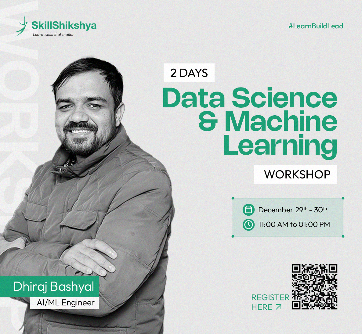 Free Data Science and Machine Learning Workshop